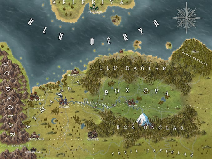 Do design high quality maps by Yoruk_khan | Fiverr