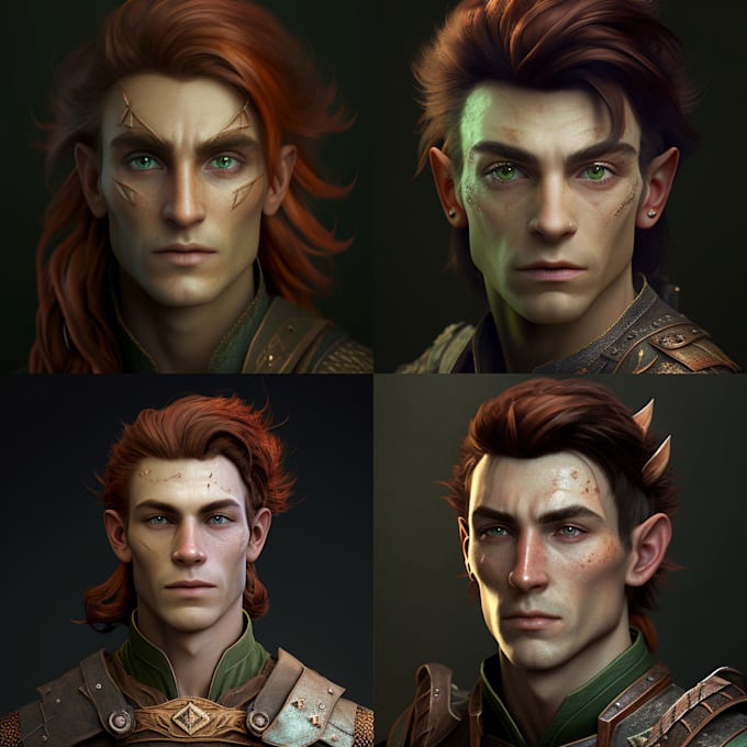 Create a custom dnd character in your preferred style by Amalajane | Fiverr