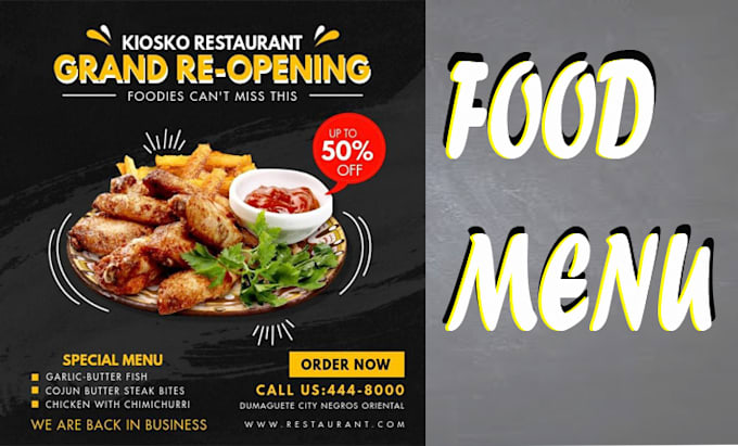 Create design amazing food layer, restaurant menu and poster by Novia ...