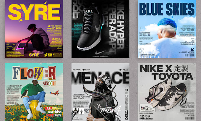 Make a editorial art or typography poster design by Wazildesign | Fiverr