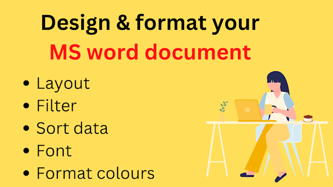 Solve your ms word doc problems, design with modern feature by ...