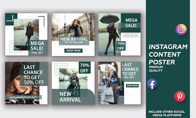 Design amazing instagram posters and social media posts by ...