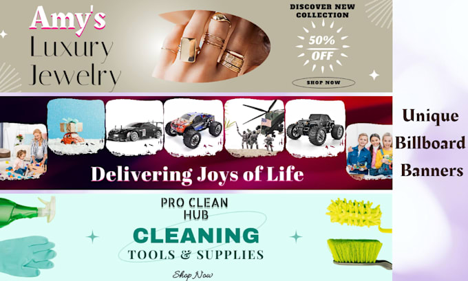 Create an ebay store billboard banner image and logo design by Ru_vidu ...