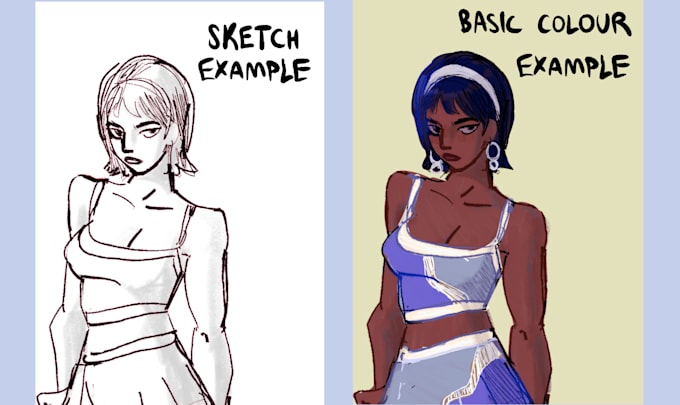 Draw your character in a unique cartoon style by Jijisil | Fiverr