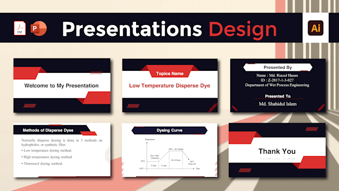 Commercial slides design, infographic presentation, marketing ...