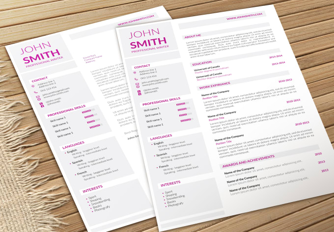 Design playful and snap looking cv resume by Malimarsovac | Fiverr