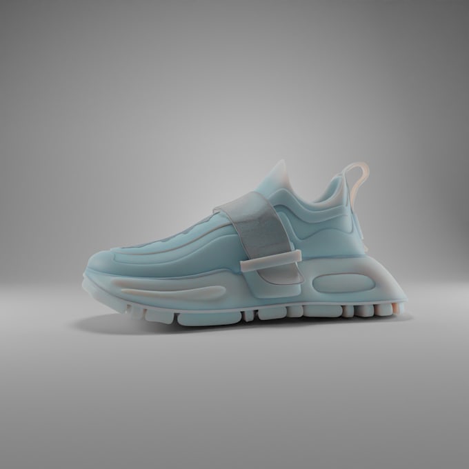 Do 3d modeling and realistic rendering of your shoe design by Msgreena ...