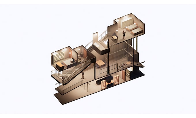 Produce 3d models and realistic architectural renderings by Seelongf ...