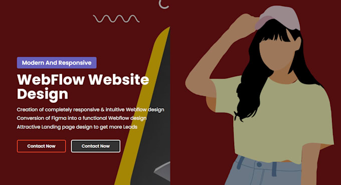 Build webflow website design or redesign by Developfast | Fiverr