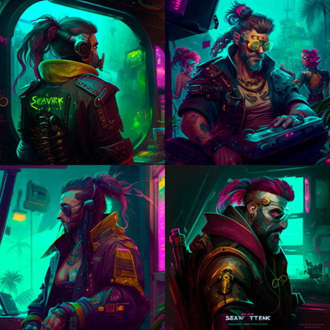 Create a cool character with artificial intelligence by Nesolonov | Fiverr