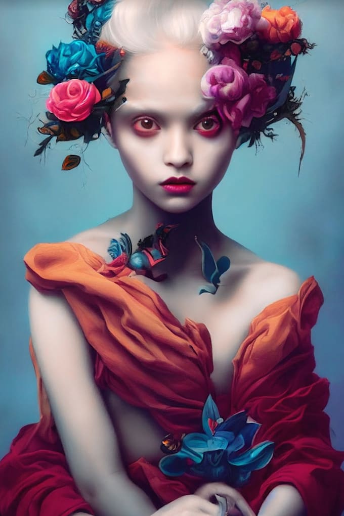 Create original pop surrealist digital portraits by Mattiaserren752 ...