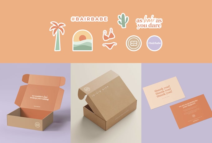 Design unique and creative packaging by Janellechoi | Fiverr