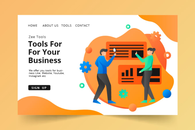 Develop Professional Responsive Website Using Html Css Javascript And Bootstrap By Samithsn Fiverr