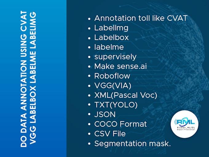 Do data annotation using cvat vgg labelbox labelme labelimg by Mr_rizwan | Fiverr