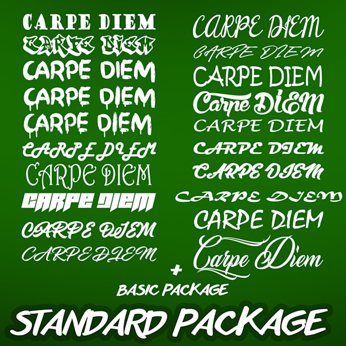 60 of the most used and unknown fonts by Krtstyle | Fiverr