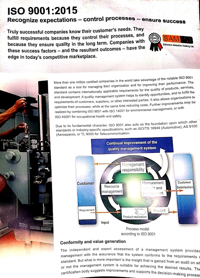 Provide a complete solution for iso certification by Vick353 | Fiverr