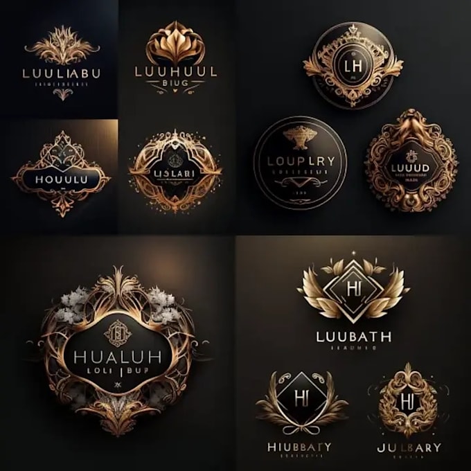 Create a fancy luxurious logo by Abdullahisalaad | Fiverr