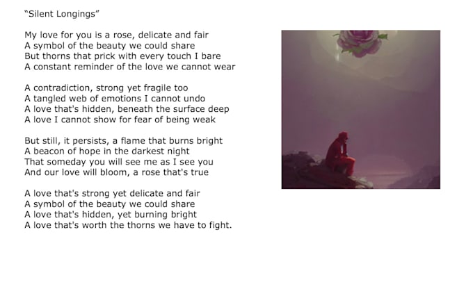 Write a personal poem in 1 day or less by Theperseuss | Fiverr