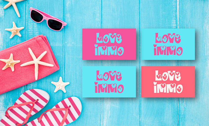 Design a unique modern colorful fun playful logo design and do branding ...