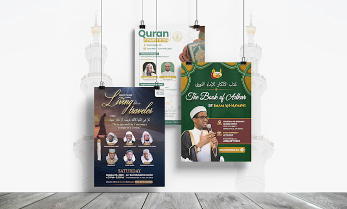 Design islamic flyer and brochure by Syafaart | Fiverr
