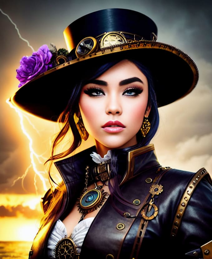 Create a photorealistic character for games, visual novels by ...