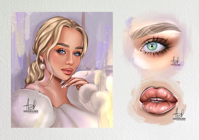 Draw a juicy portrait for you by Ardera | Fiverr