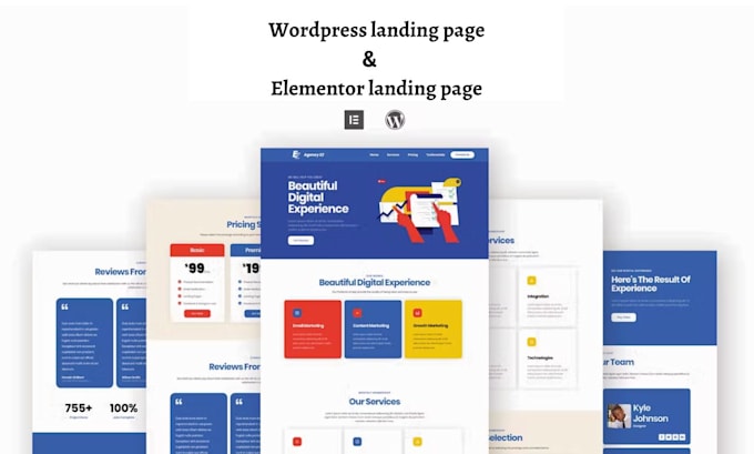Design responsive wordpress page or elementor landing page by Devloper_emon | Fiverr