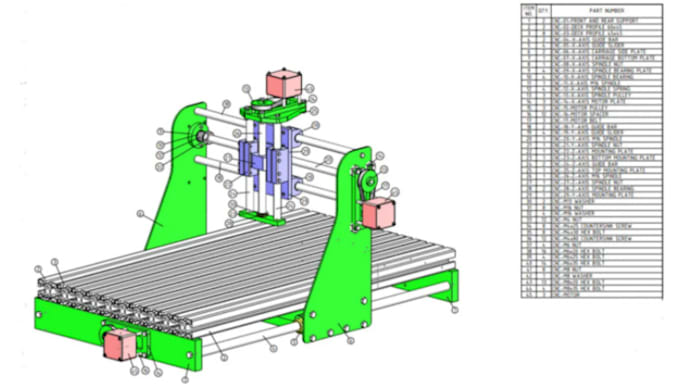 Create precise 2d drawings of mechanical parts for manufacturing or ...