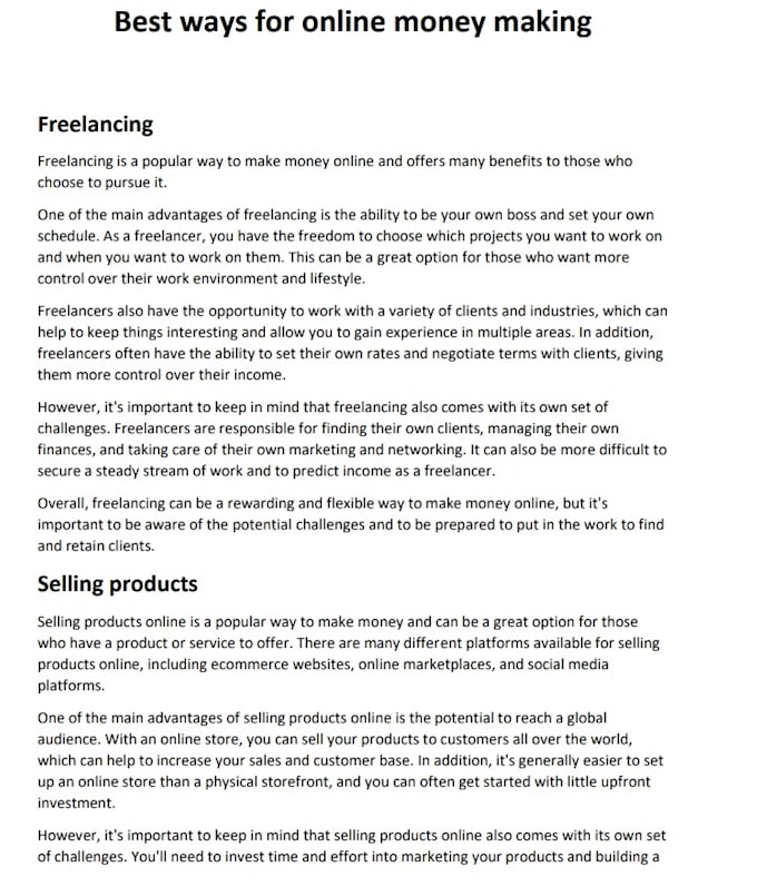 Write high quality blog content by L_teodor | Fiverr