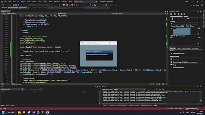 Develop an interactive imgui menu by Dgrachov | Fiverr