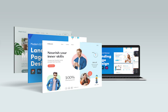 Do website ui design, mobile app design and ui ux design in figma by ...