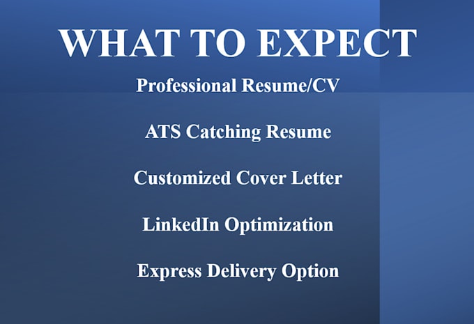 Write and upgrade your resume, cover letter, and optimize your linkedin ... Write and upgrade your resume, cover letter, and optimize your linkedin ...