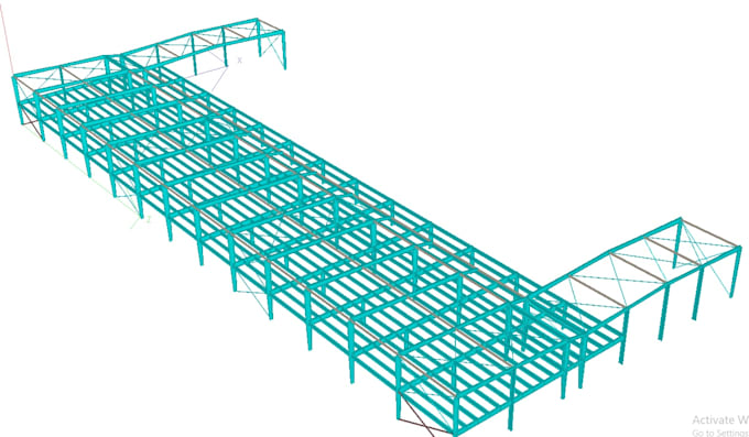 Design any steel structure using staad pro by Steelpro | Fiverr