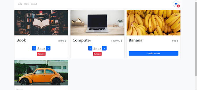 Develop a frontend web app on react js based on your design by Ropdxm | Fiverr
