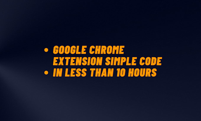 Google chrome extension simply code by Emerypiquerasag | Fiverr