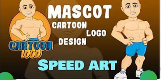 Design, caricature mascot logo, modern cartoon character, cartoon ...