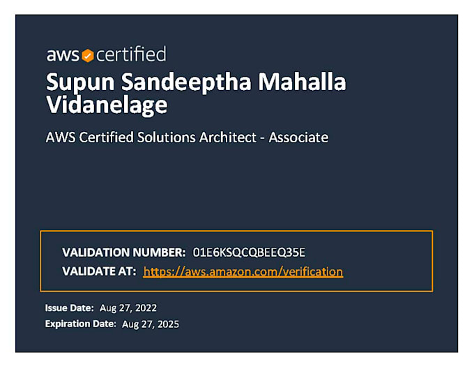 Setup and fix aws server issues by Supunsandeeptha | Fiverr