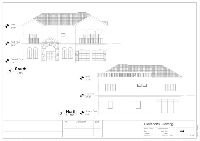 Create floor plans, elevations by revit and render 3d views by Winandaharry | Fiverr