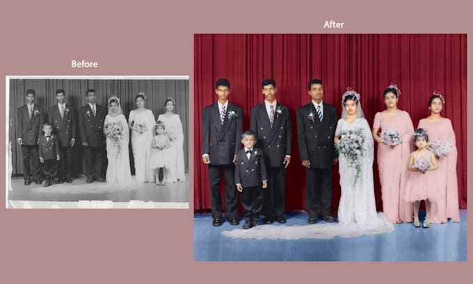 Restore, repair, and colorize your old damaged photos by Meli_graphic ...