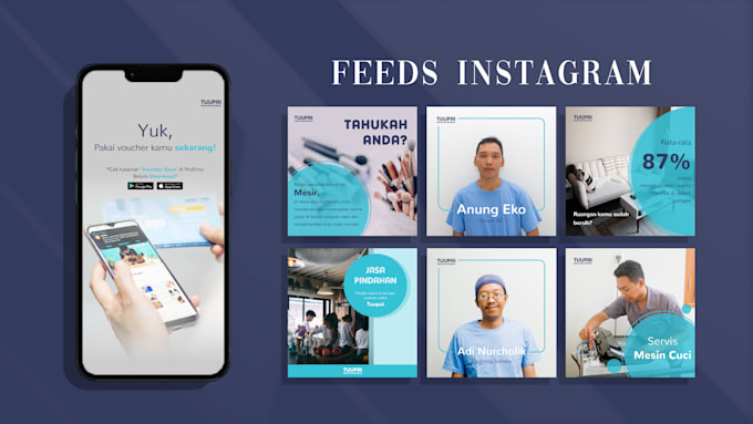Create a unique elegant design for digital posts and banners by ...