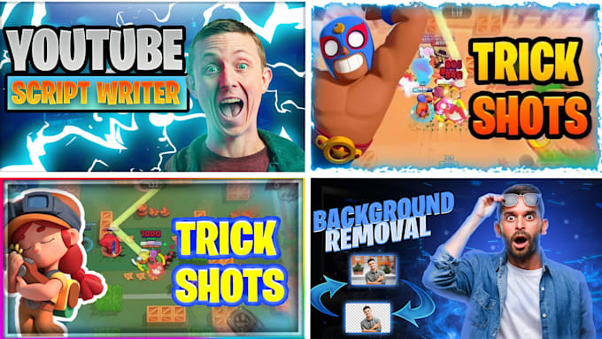 Design an amazing youtube thumbnail by Mrbankai | Fiverr