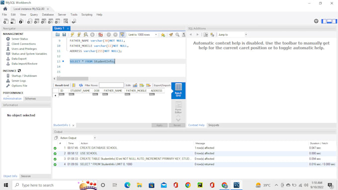 Do python programming and sql database by Fizzaalikhann | Fiverr