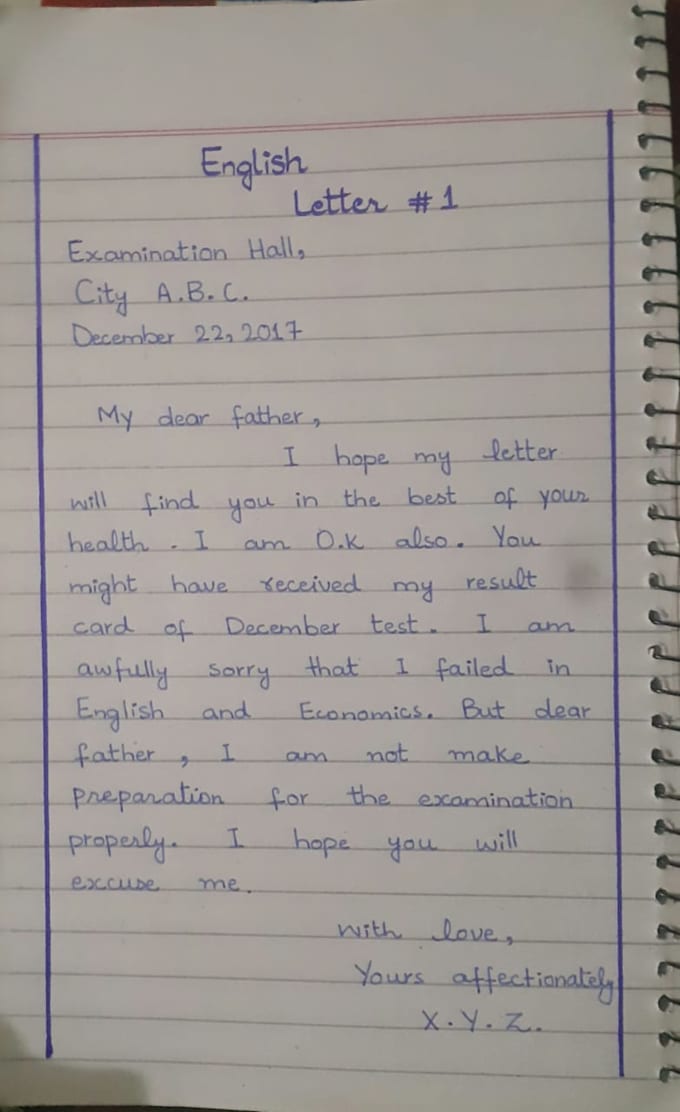 Write any notes,cards and letters for you by Iqraarif11 | Fiverr