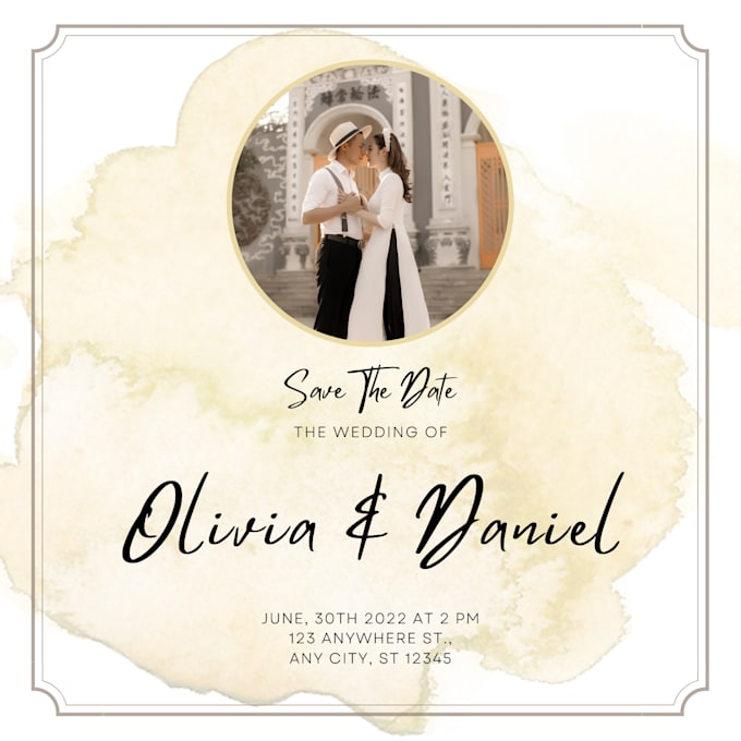 Design the most beautiful invitation designs by Focusgraphica | Fiverr