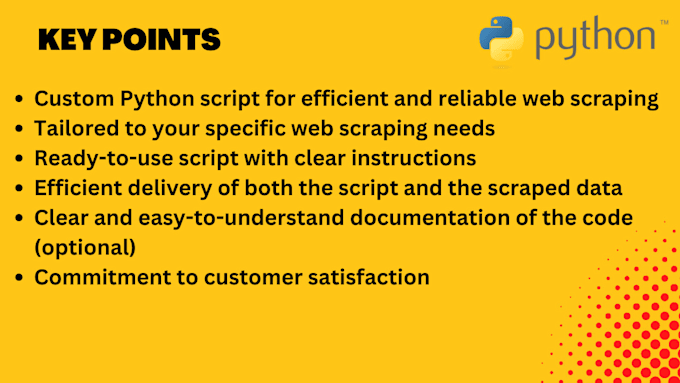Write A Python Script For Your Data Scrapping By Theranaahmed Fiverr 