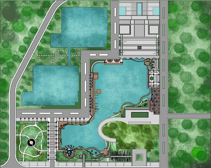 Design 2d 3d landscape design, site plan, and outdoor space by Designn ...