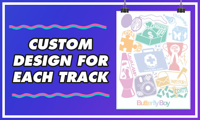 Create a custom tracklist poster for your album by Crossroads_art | Fiverr