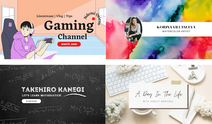 Create a custom youtube banner that will stand out by Yujanranjitkar ...