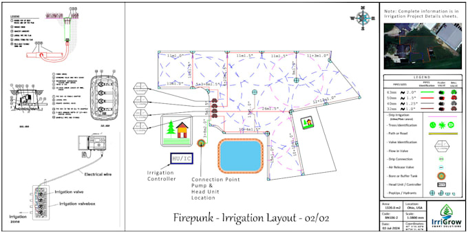 Design a professional irrigation plan for your landscape by Asad101325 ...