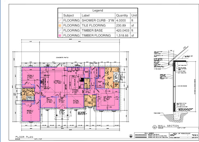 Prepare flooring takeoffs and flooring estimation tiling takeoffs ...